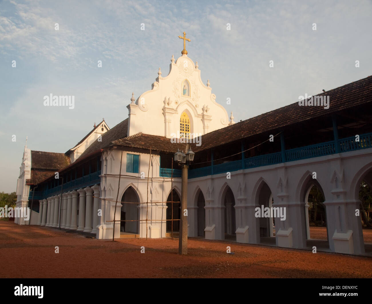 Kerala backwaters church hi-res stock photography and images - Alamy