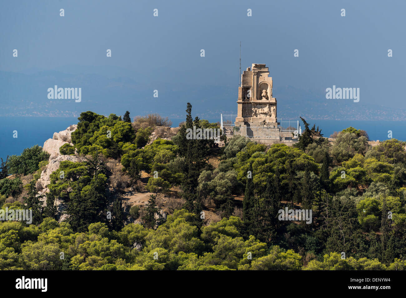 Philopappou hill athens hi-res stock photography and images - Alamy
