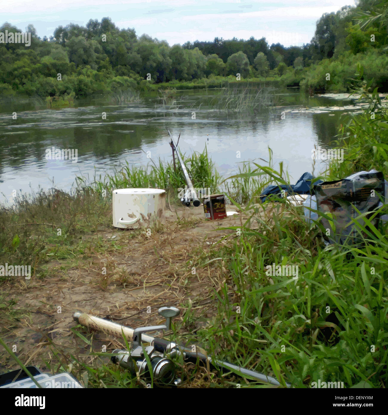 Automatic tracking of photography. The natural landscape Stock Photo ...