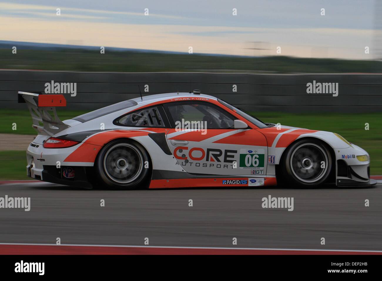 Austin, Texas, USA. 21st Sep, 2013. #06 CORE AUTOSPORT (USA) PORSCHE ...