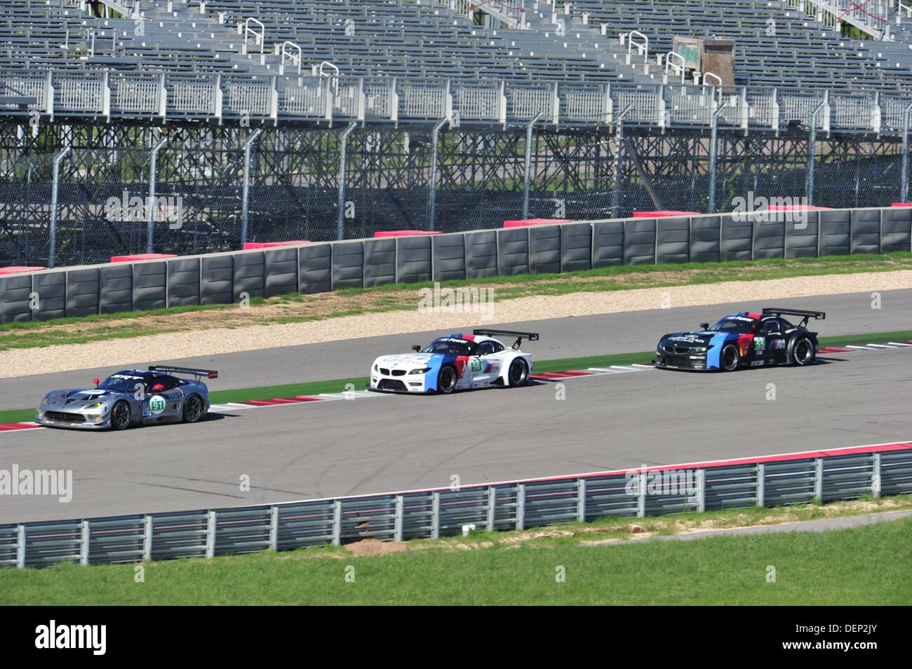 Austin, Texas, USA. 21st Sep, 2013. #91 SRT MOTORSPORTS SRT VIPER GTS-R ...