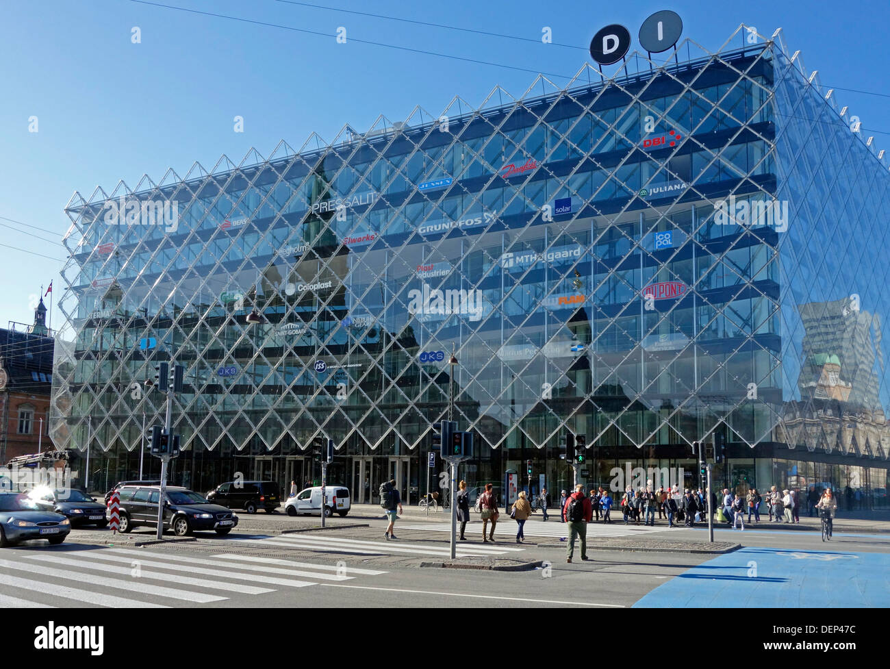 Danish Industry Dansk Industri building at Copenhagen Municipal Square ...