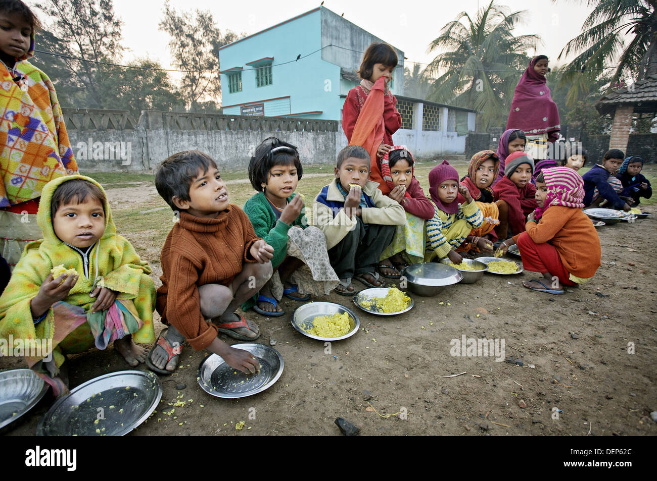 India, Poor Children, Eating High Resolution Stock Photography and ...