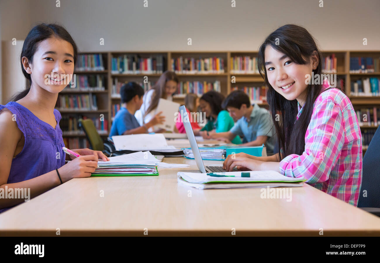Students Working Together Book School High Resolution Stock Photography ...