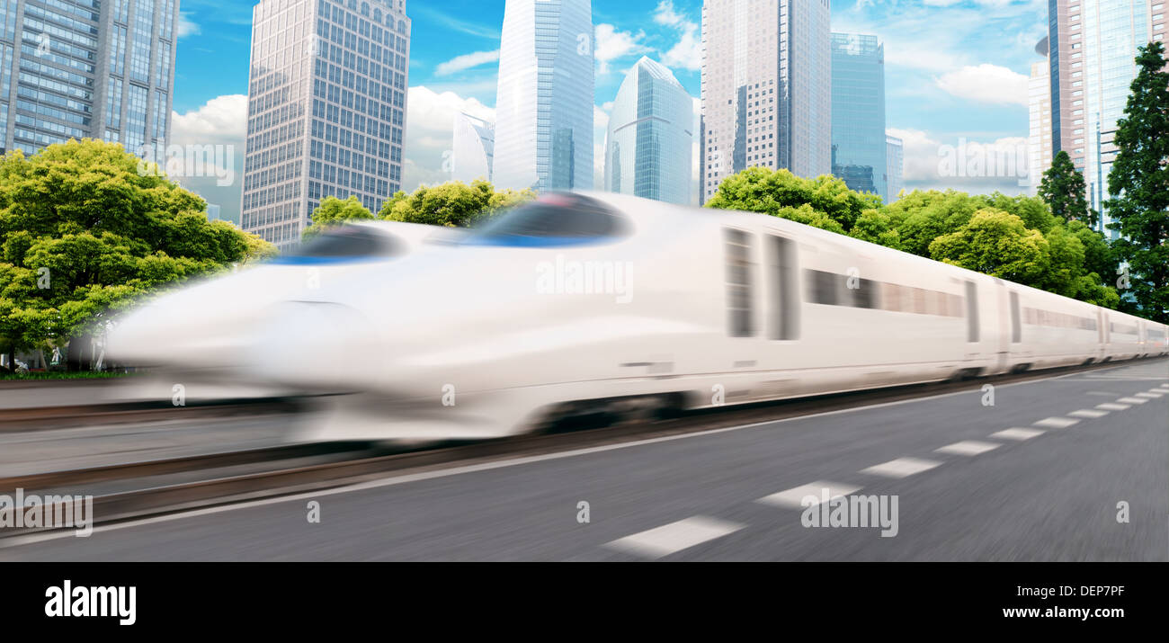 High speed train station go through hi-res stock photography and images ...