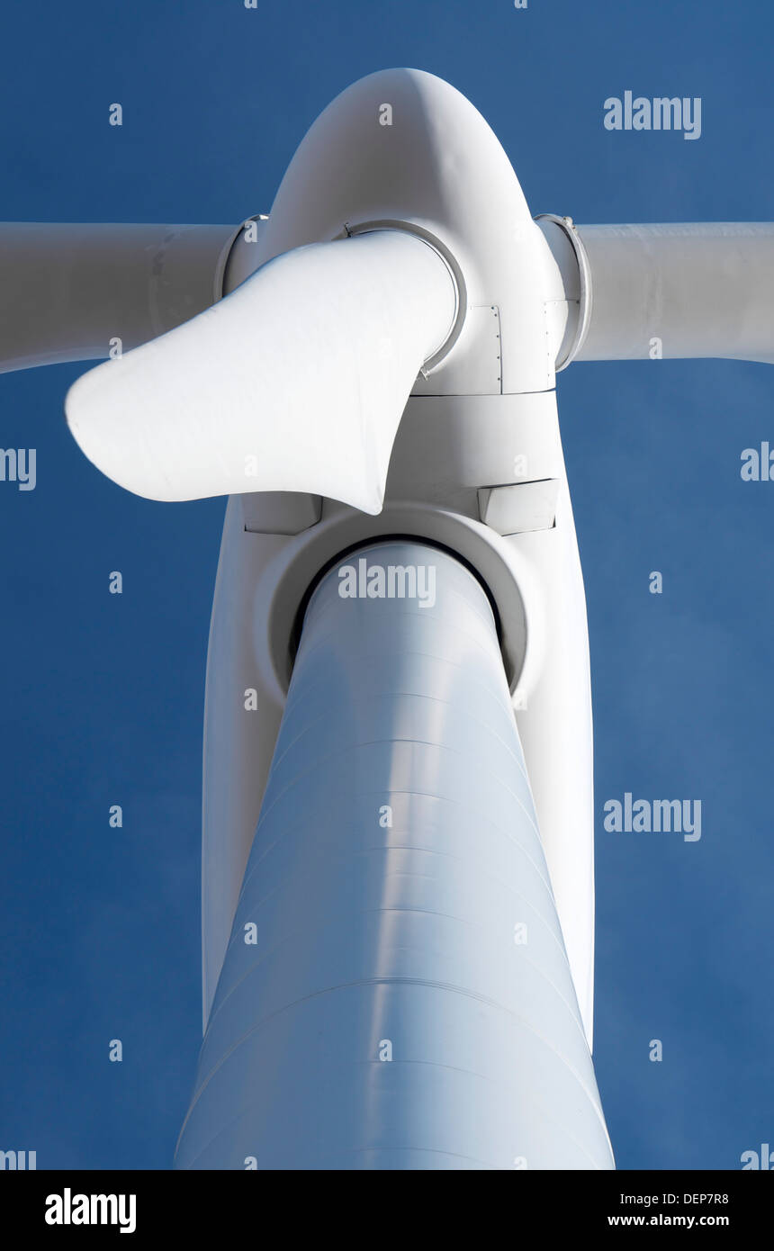 detail top of a windmill for electric power production Stock Photo - Alamy
