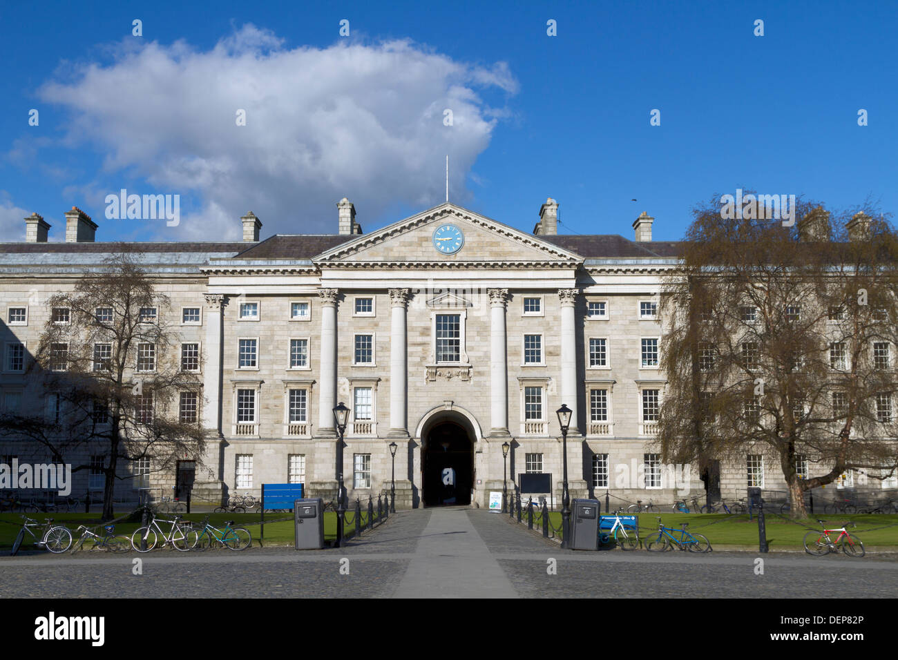 Architecture university building dublin ireland hi-res stock ...