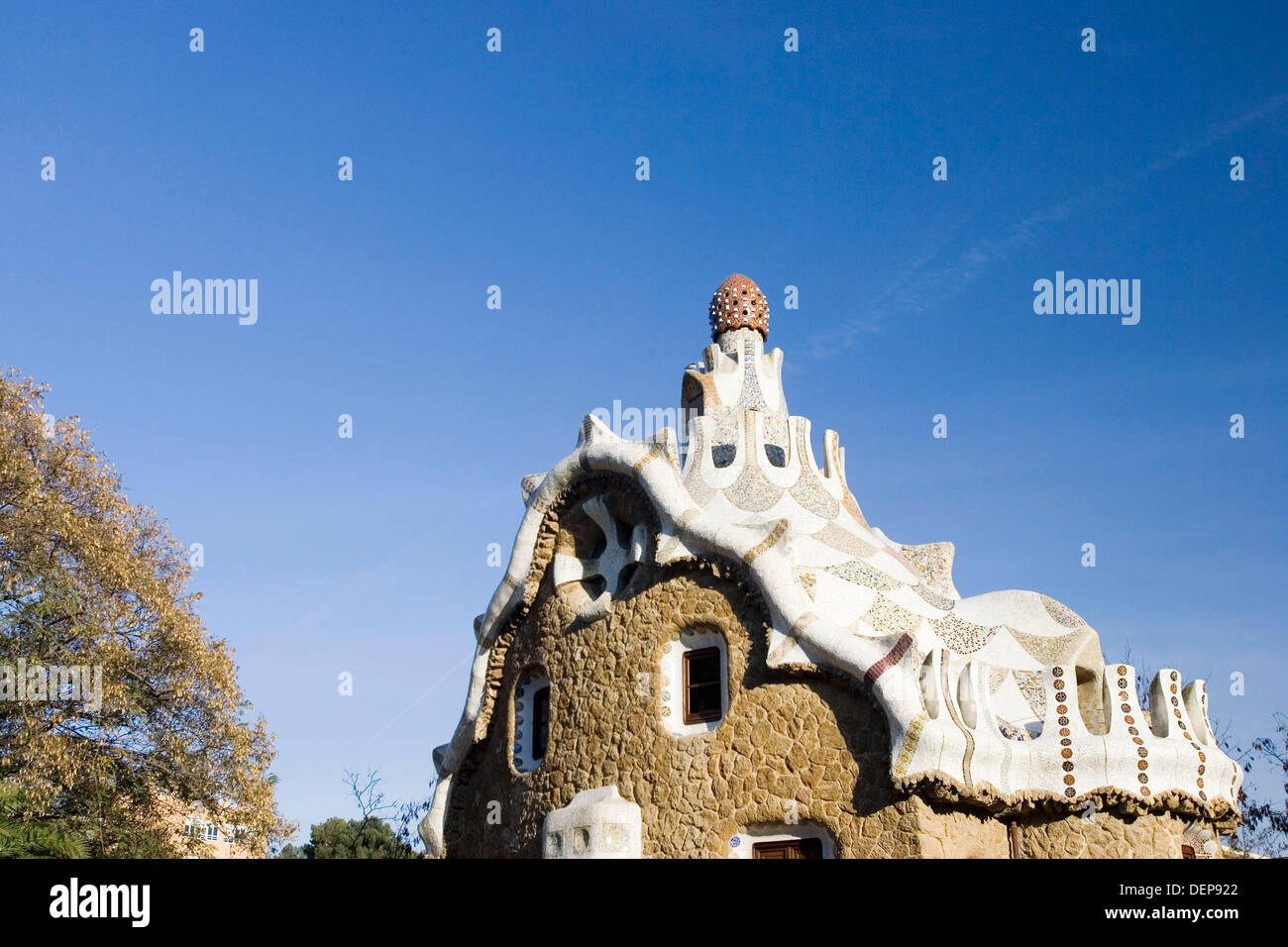 Parc Güell, by Antoni Gaudi. Barcelona, Spain Stock Photo - Alamy