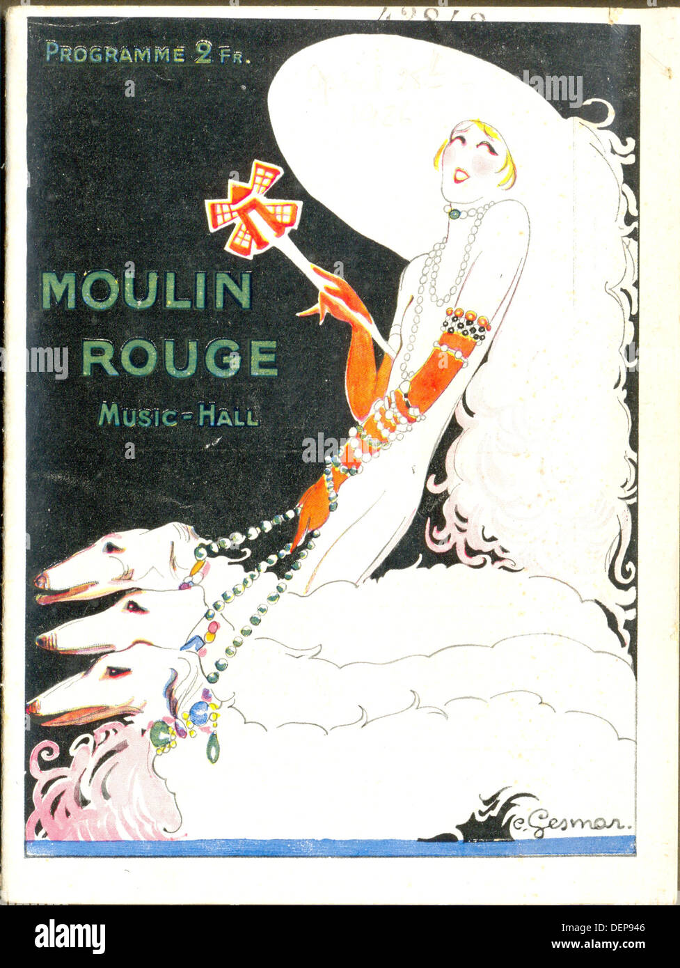Programme moulin rouge music hall hi-res stock photography and images ...