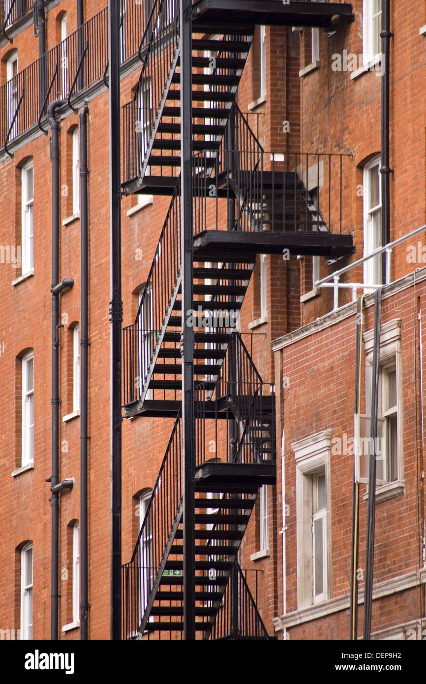 Fire Escape London Stock Photos & Fire Escape London Stock Images - Alamy
