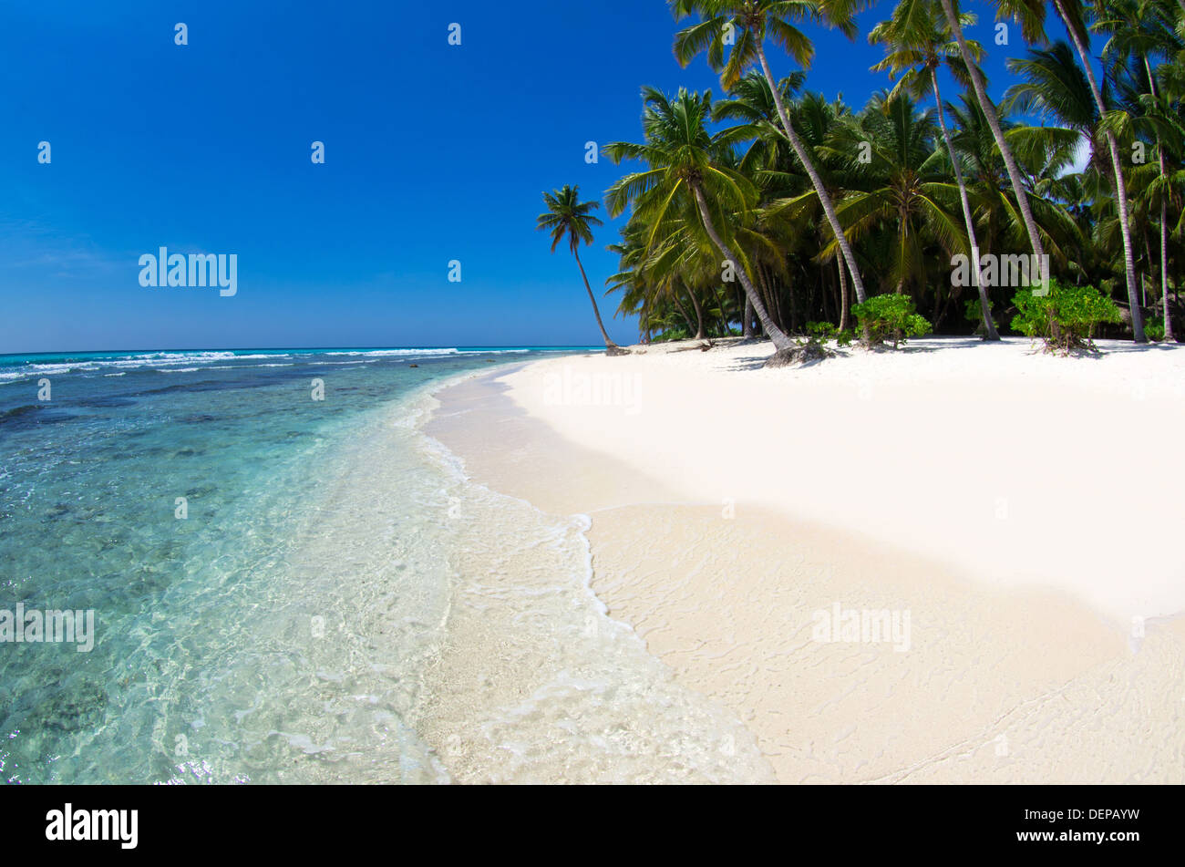 beautiful beach and tropical sea Stock Photo - Alamy