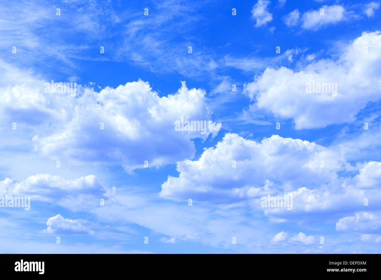 clouds, sky blue day background Stock Photo - Alamy