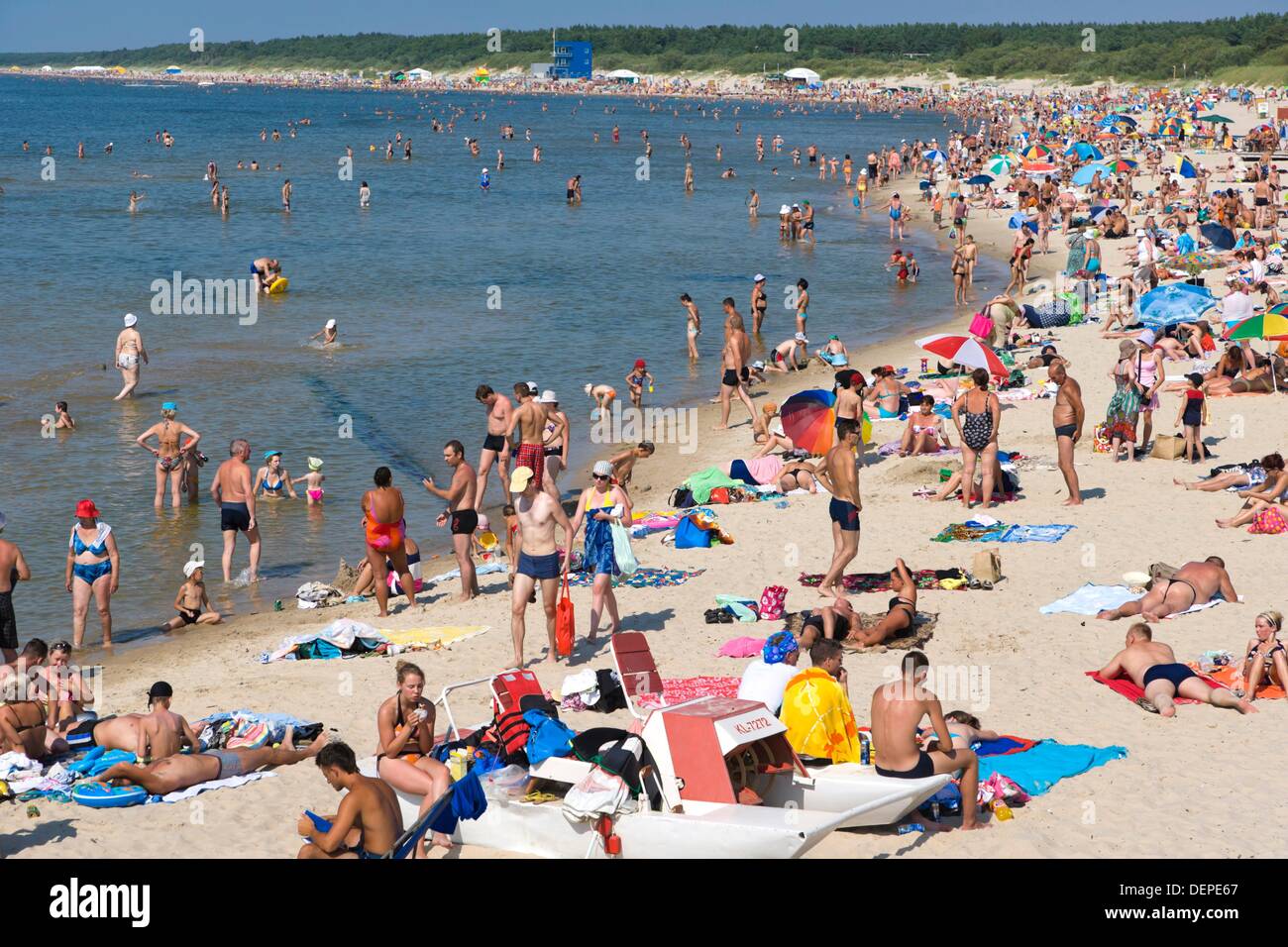 Beach, Palanga, Lithuania Stock Photo: 60730383 - Alamy