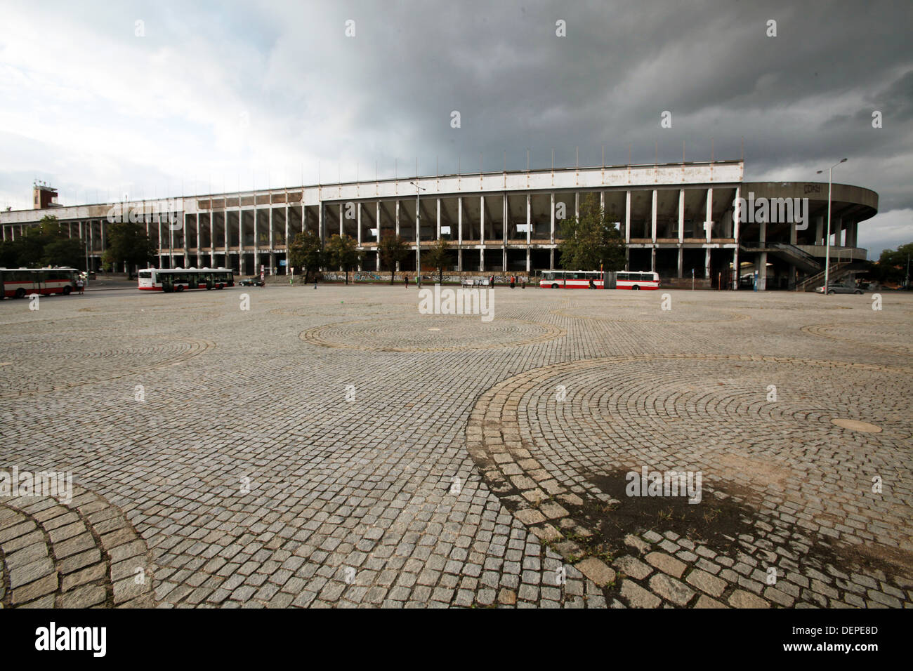 Strahov Stadium, Strahov Tunnel, ventilation Stock Photo - Alamy