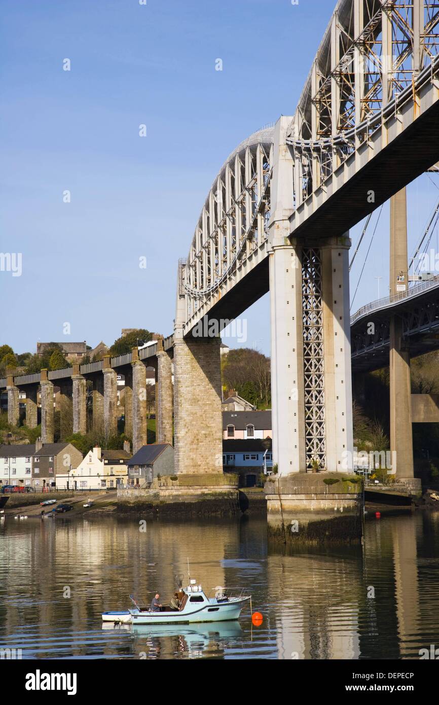 Royal Albert Bridge Over River High Resolution Stock Photography and ...