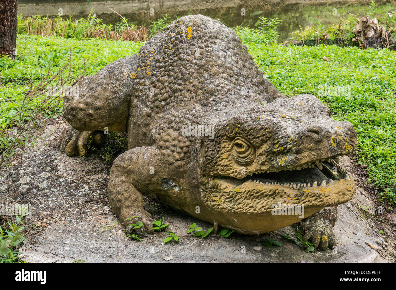 Dinosaur area (world's first sculptures of dinosaurs and extinct ...