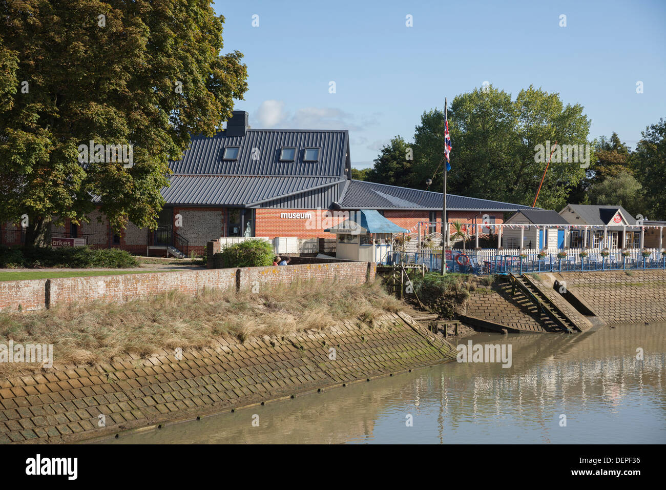 The Arundel Museum on the banks of the River Arun in West Sussex ...