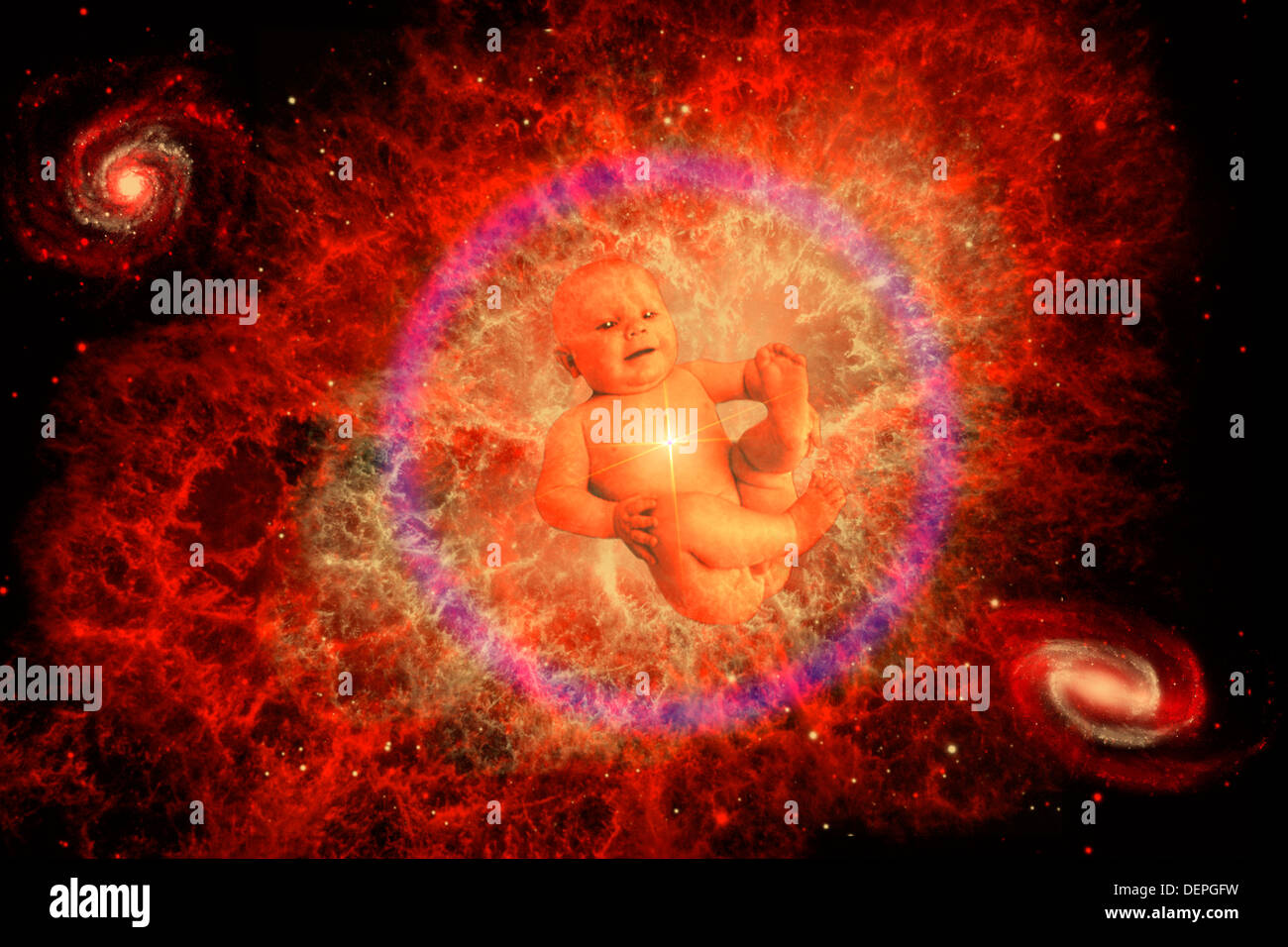 Creation of universe hi-res stock photography and images - Alamy