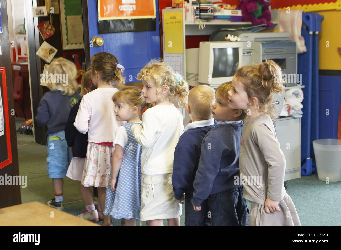 Obedient children hi-res stock photography and images - Alamy