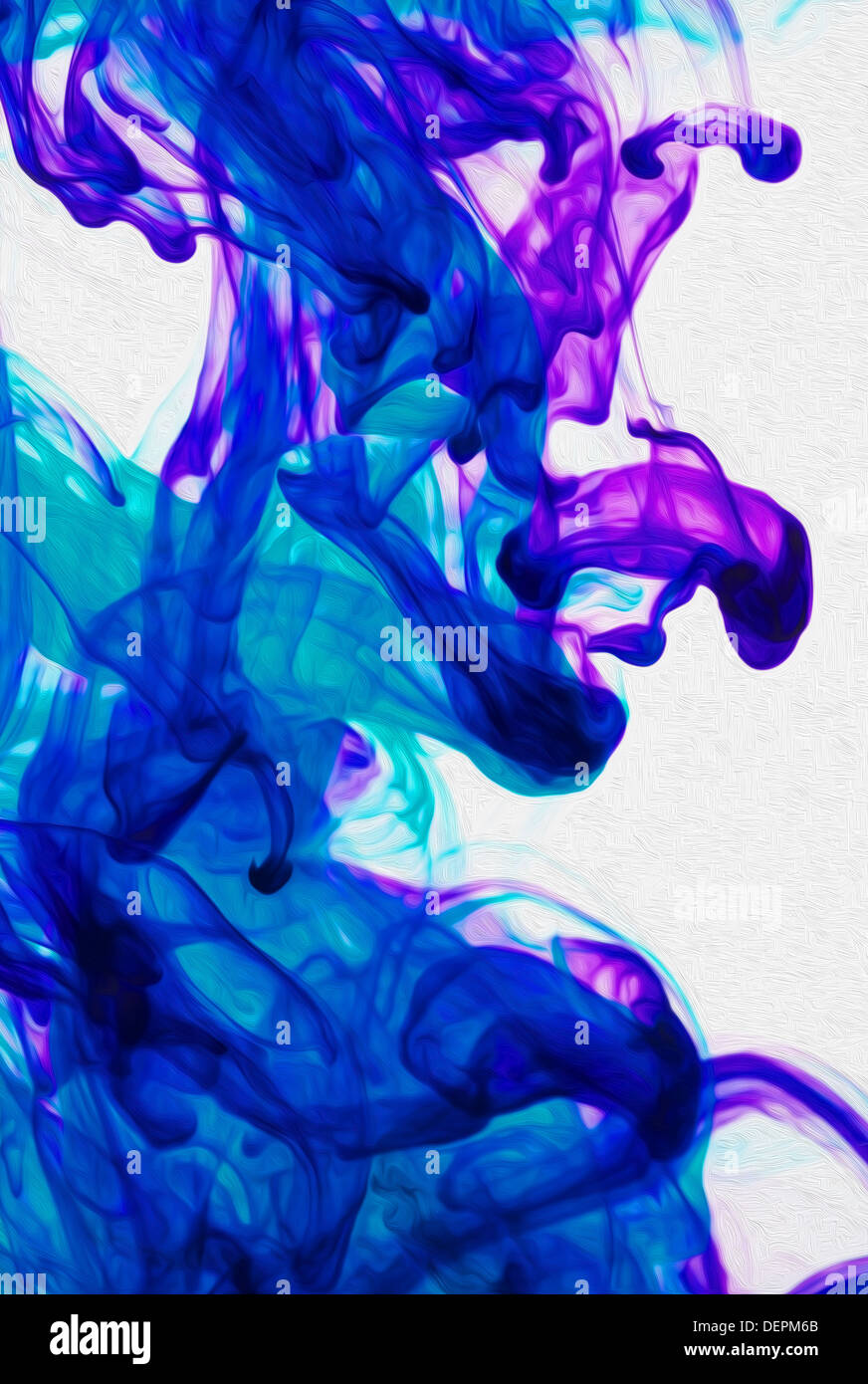 inks in water, color abstraction, color explosion Stock Photo - Alamy