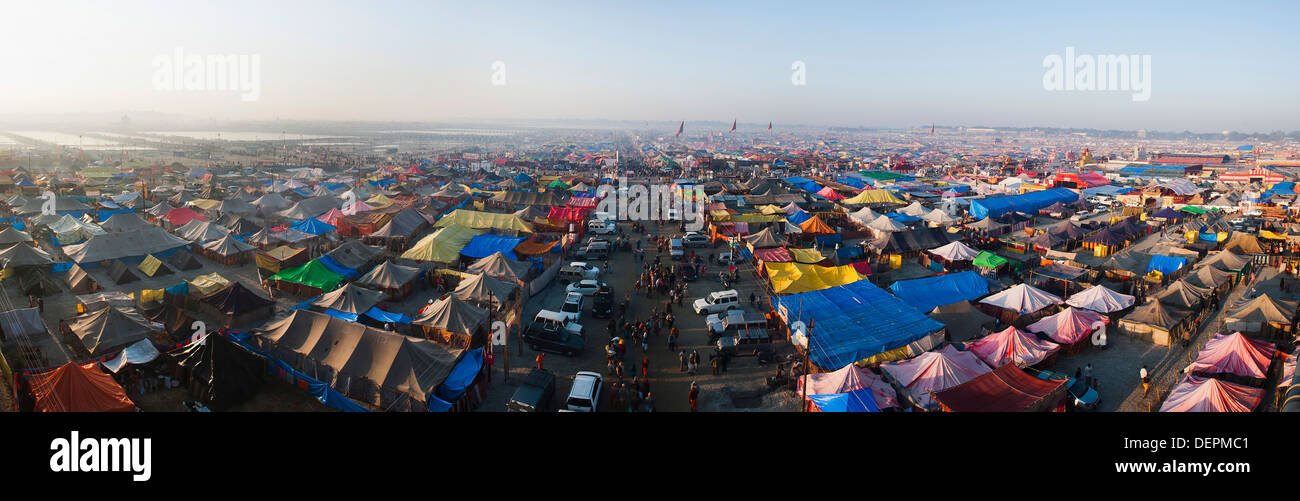 Allahabad sangam aerial hi-res stock photography and images - Alamy