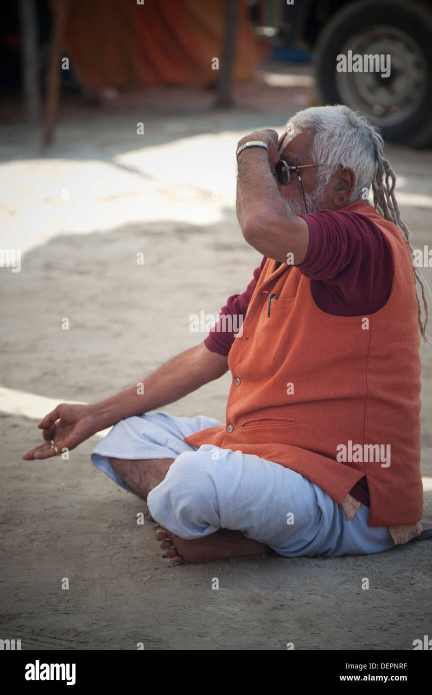 Sadhu india yoga hi-res stock photography and images - Alamy