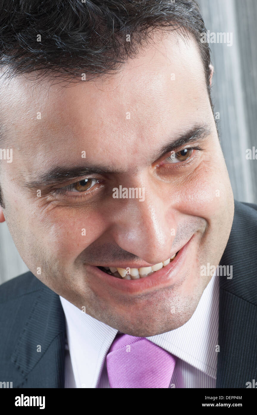 Happy business man Stock Photo - Alamy