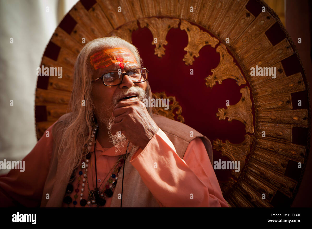 Long hair kumbh mela hi-res stock photography and images - Alamy