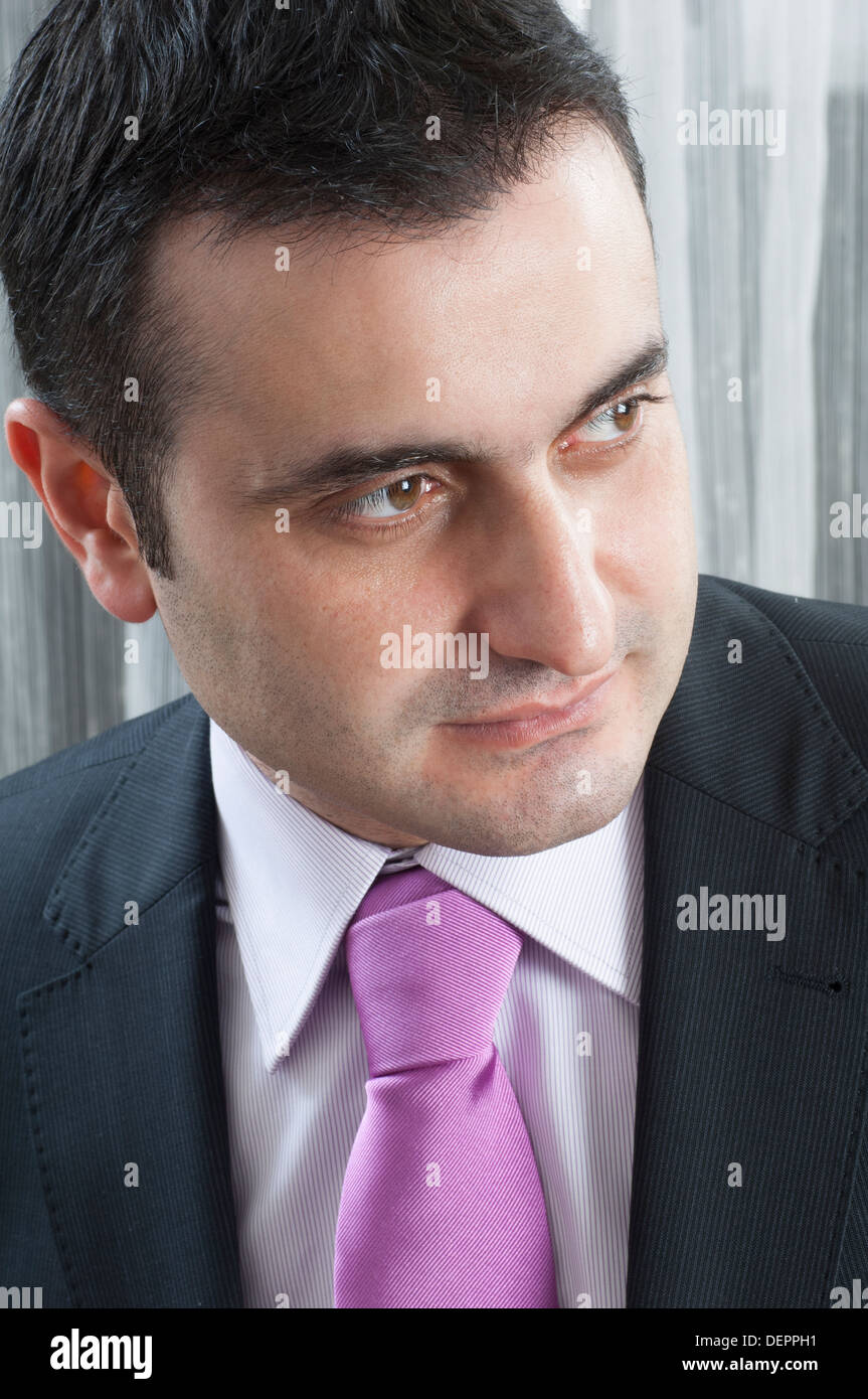 Business man looking away Stock Photo - Alamy Business man looking away Stock Photo - Alamy