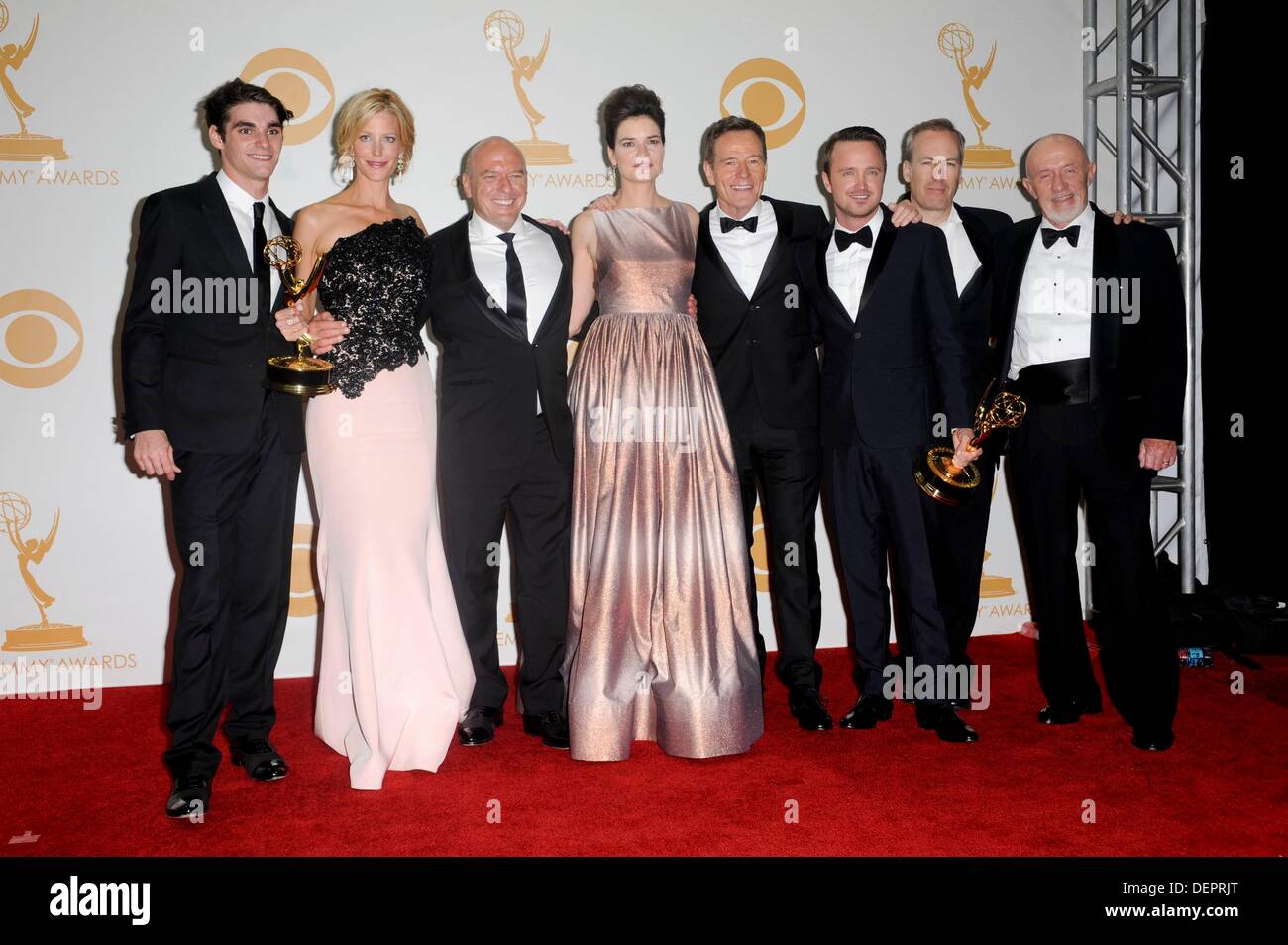 Los Angeles, CA. 22nd Sep, 2013. Aaron Paul, Anna Gunn, Betsy Brandt ...