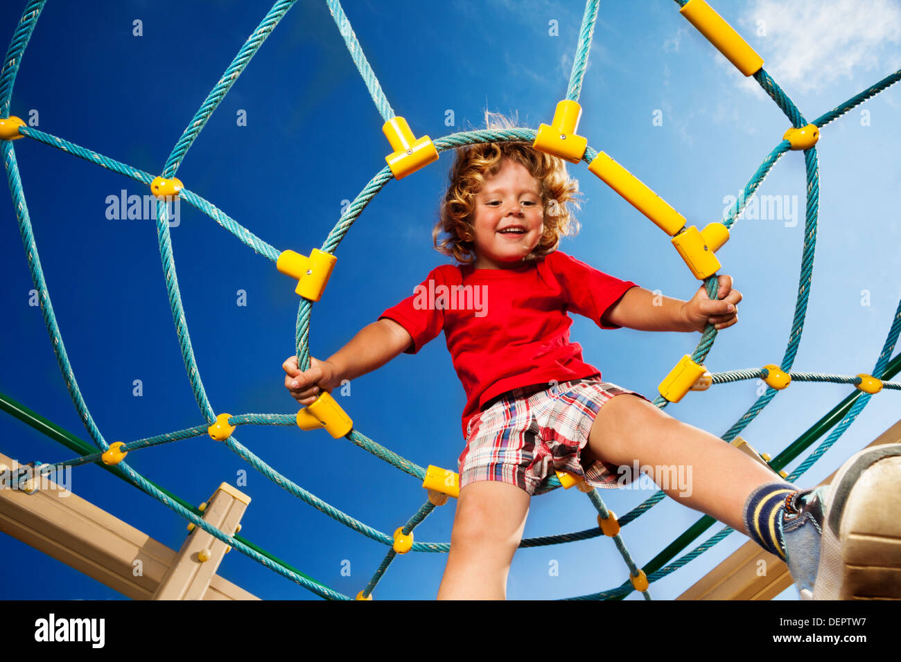 Kid boy jump rope High Resolution Stock Photography and Images - Alamy