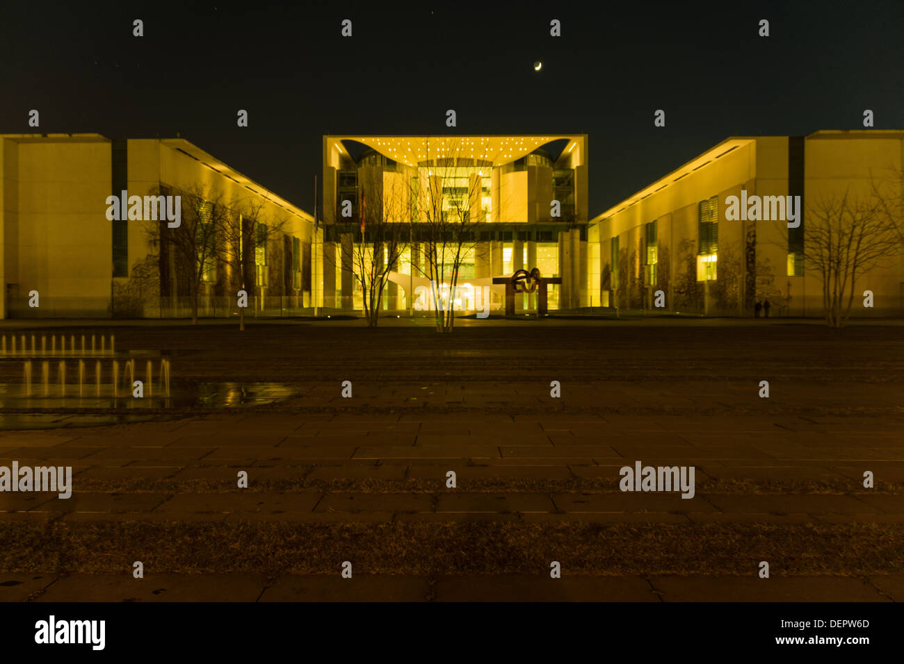 Federal Chancellery, Home of the Chancellor and the Chancellery staff ...