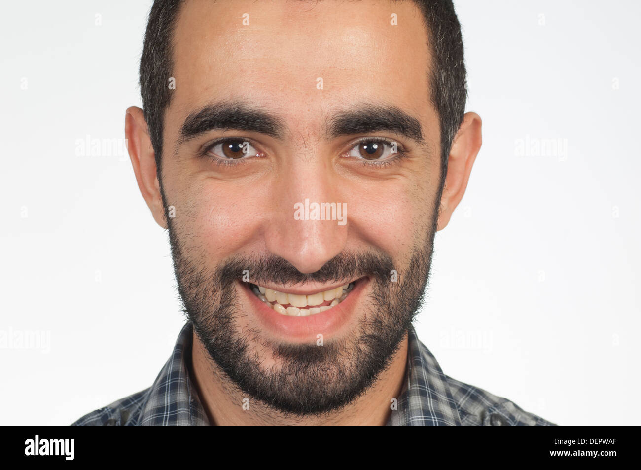 Happy middle eastern man Stock Photo - Alamy