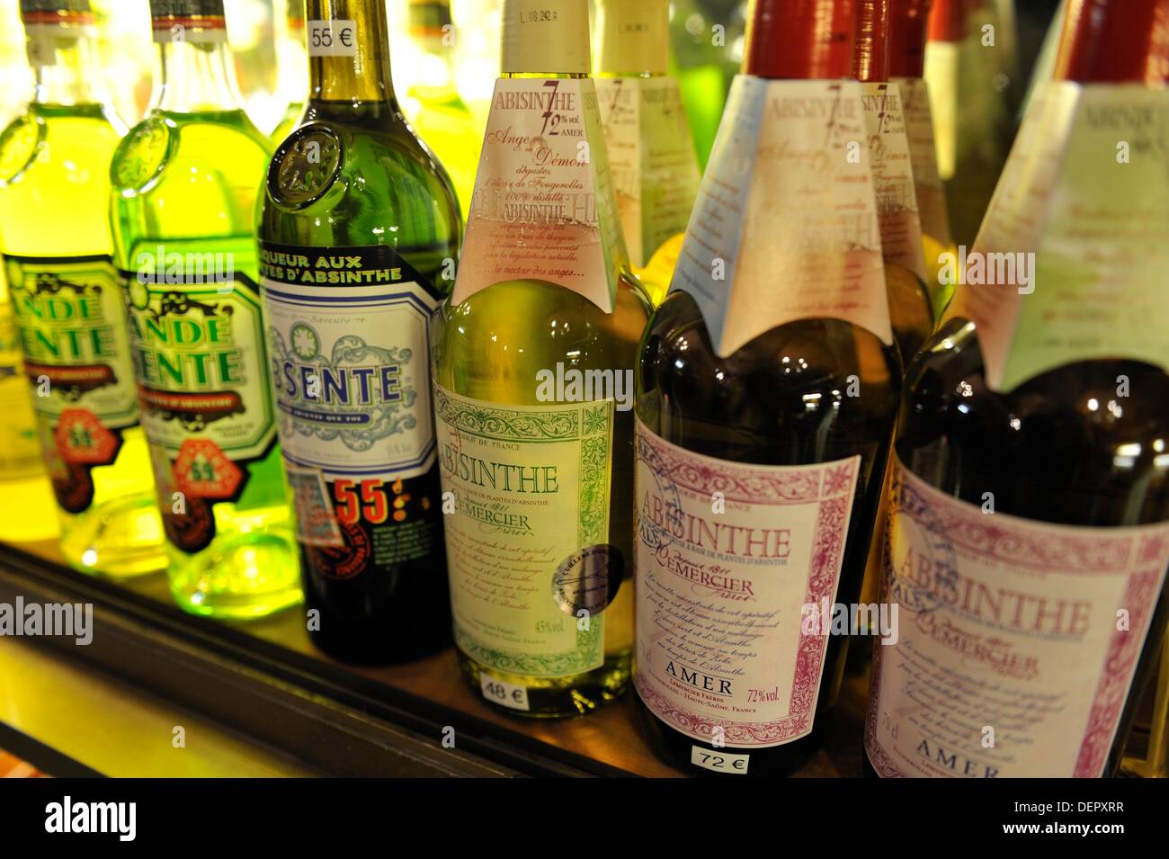 Absinthe Bottles High Resolution Stock Photography and Images - Alamy