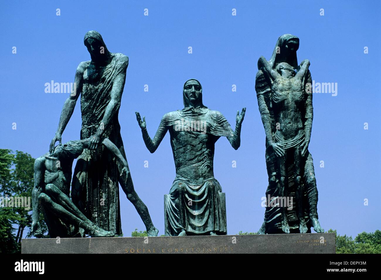 Jacob epstein sculpture hi-res stock photography and images - Alamy