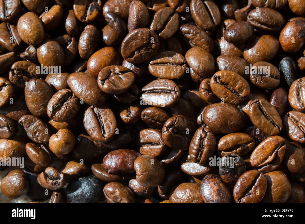 coffee beans texture Stock Photo - Alamy