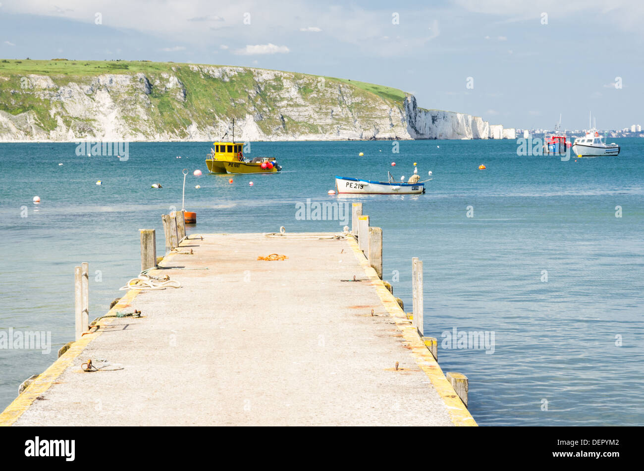 Old pier swanage in hi-res stock photography and images - Alamy