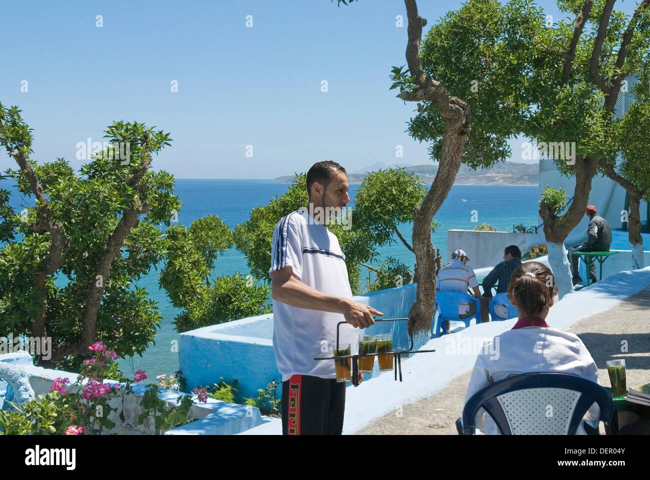 Café hafa morocco hi-res stock photography and images - Alamy