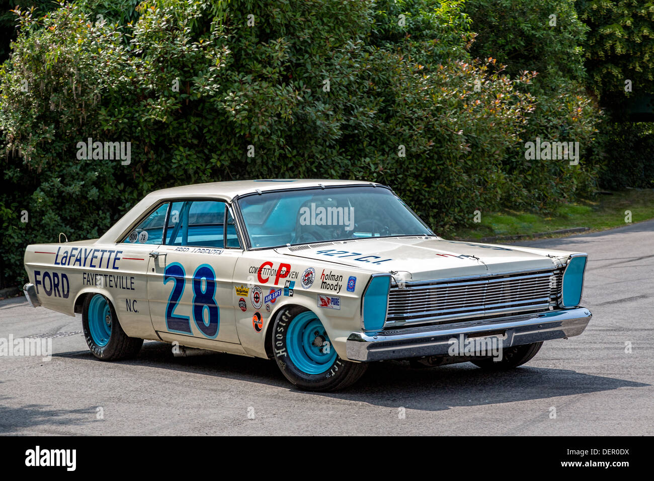 1962 Ford Galaxie 500 with driver Andrew Franzone at the 2013 Goodwood ...