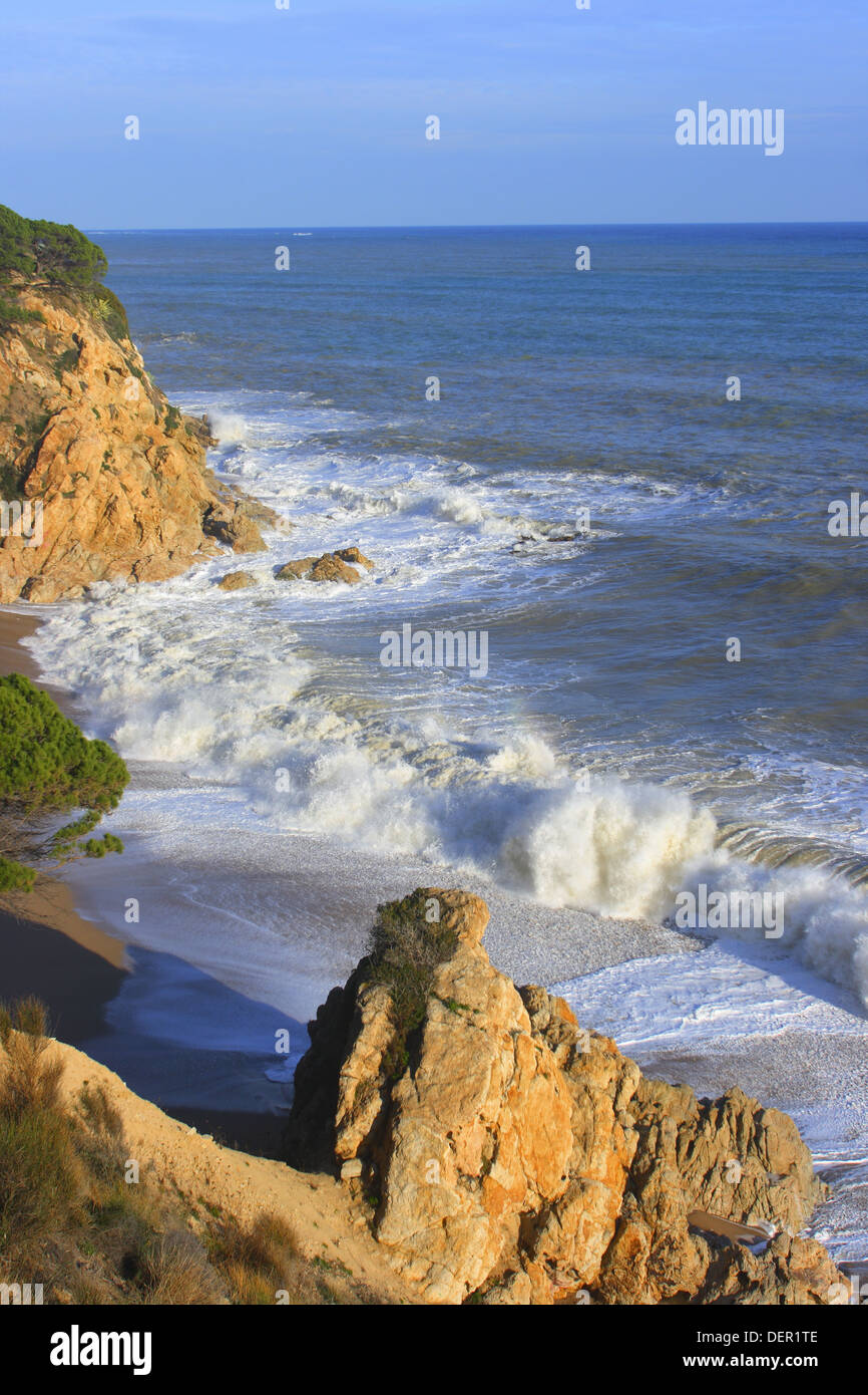 Calella de mar beach spain hi-res stock photography and images - Alamy