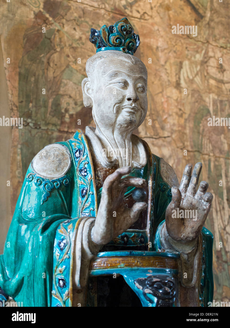 The British Museum, London - Ming Dynasty stoneware ceramic figure of a ...