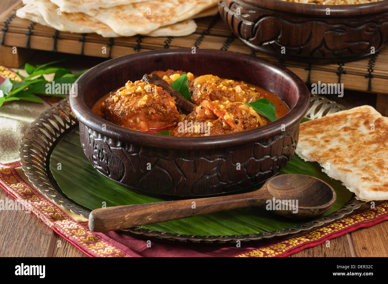 Sri Lanka red fish curry Stock Photo - Alamy
