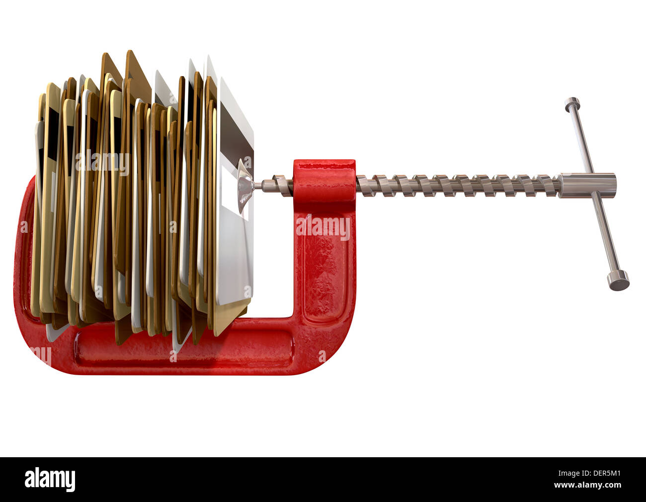 Being squeezed Cut Out Stock Images & Pictures - Alamy