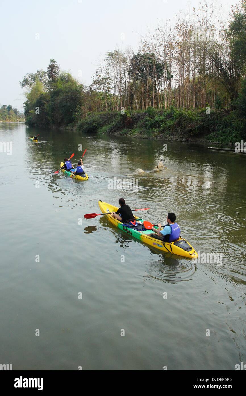 Kayaking nam song river hi-res stock photography and images - Alamy