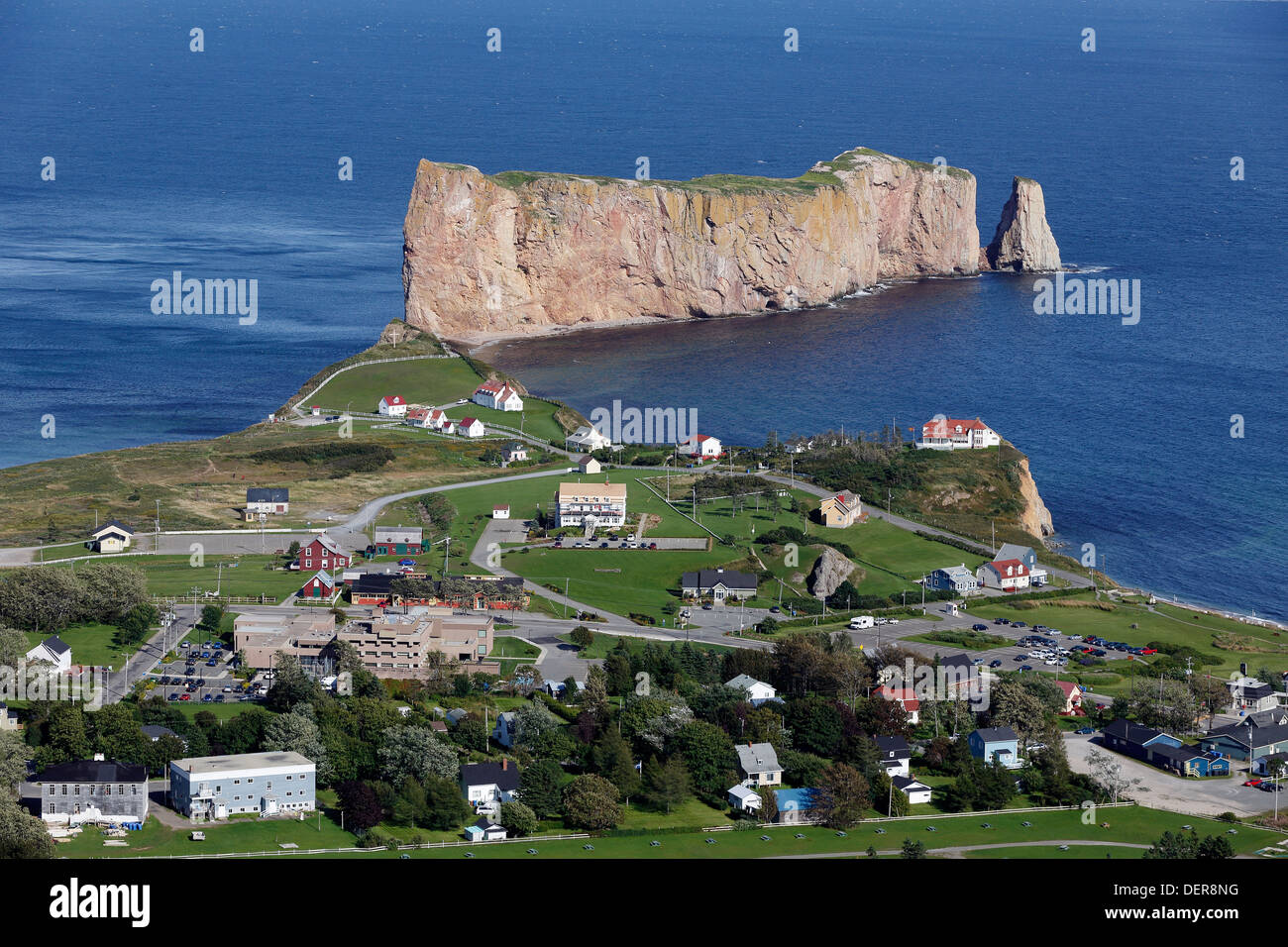 Percé Rock, Québec, Canada, seen from Mont Saint-Anne Stock Photo - Alamy