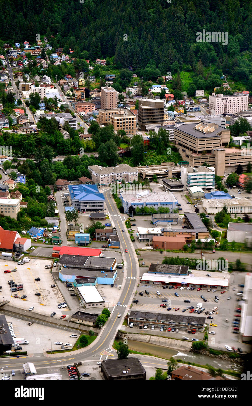 Juneau, Alaska - USA - Glaciers water and forests Stock Photo - Alamy