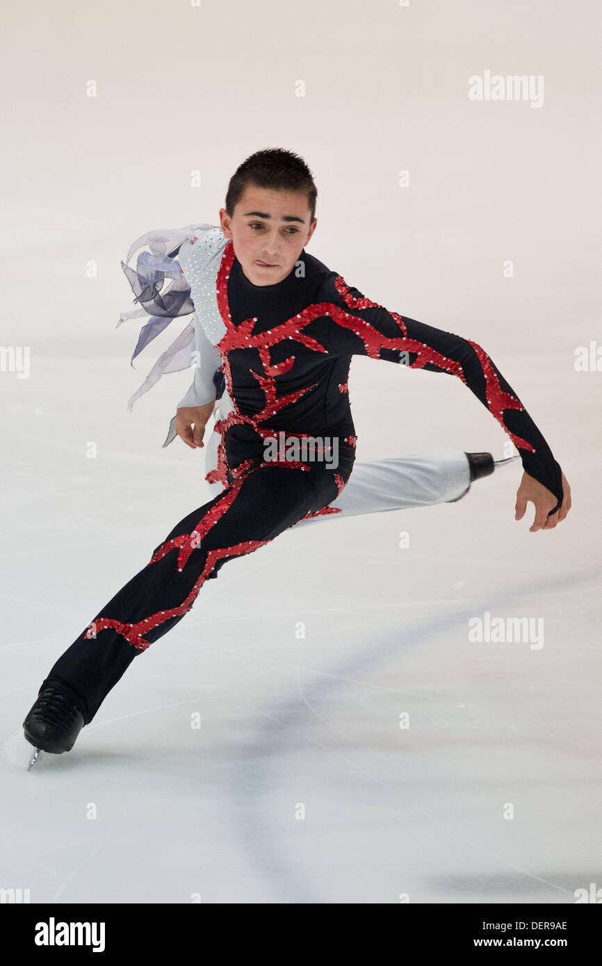 Kevin Aymoz (FRA), SEPTEMBER 20, 2013 - Figure Skating : Kevin Aymoz of ...