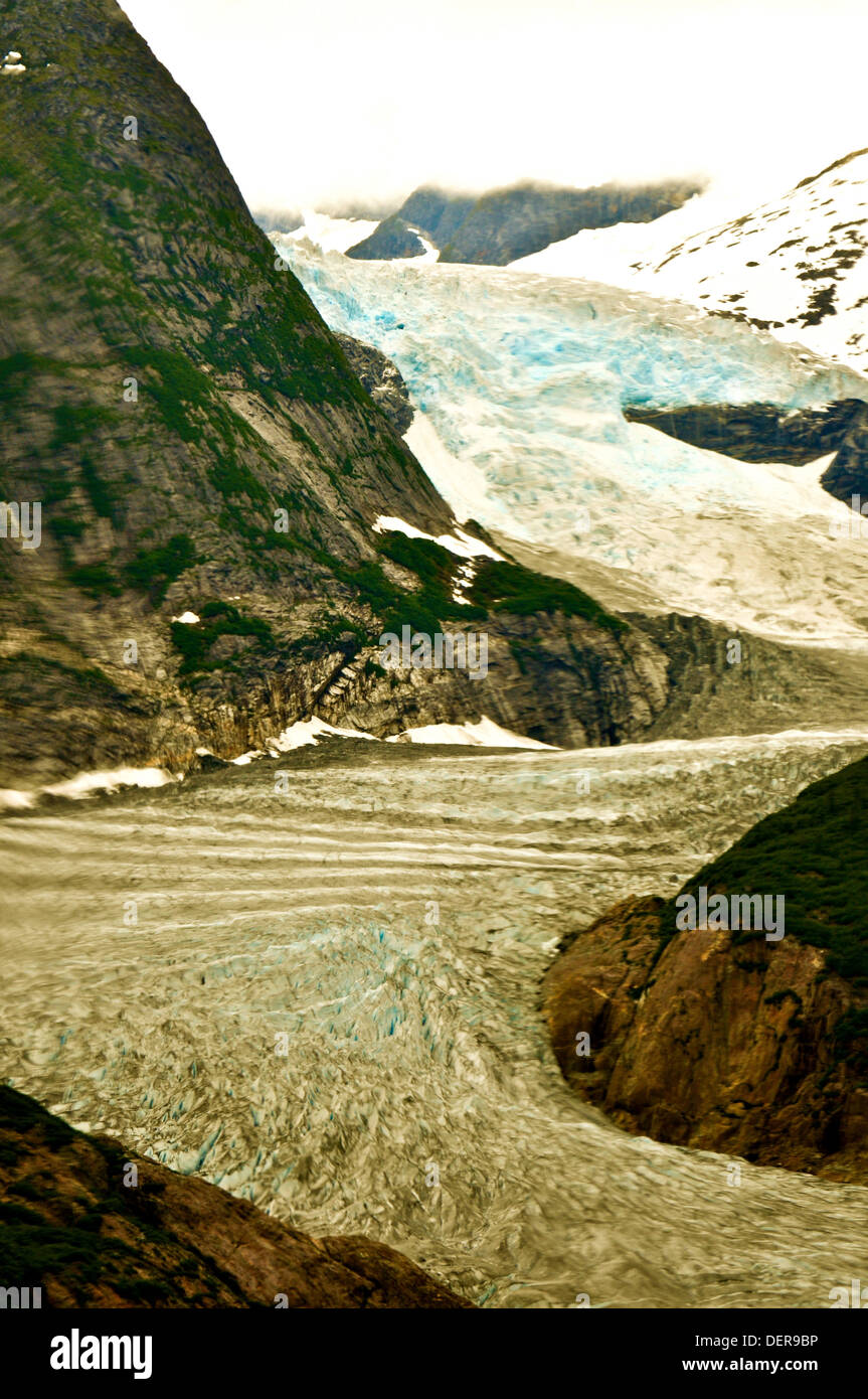 Juneau, Alaska - USA - Glaciers water and forests Stock Photo - Alamy