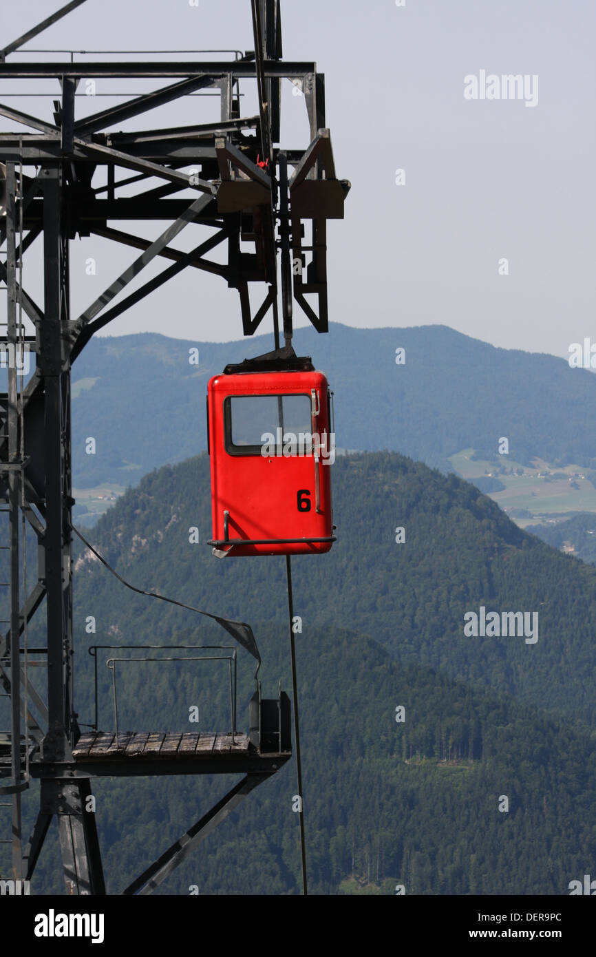 Mountain cable car Stock Photo - Alamy