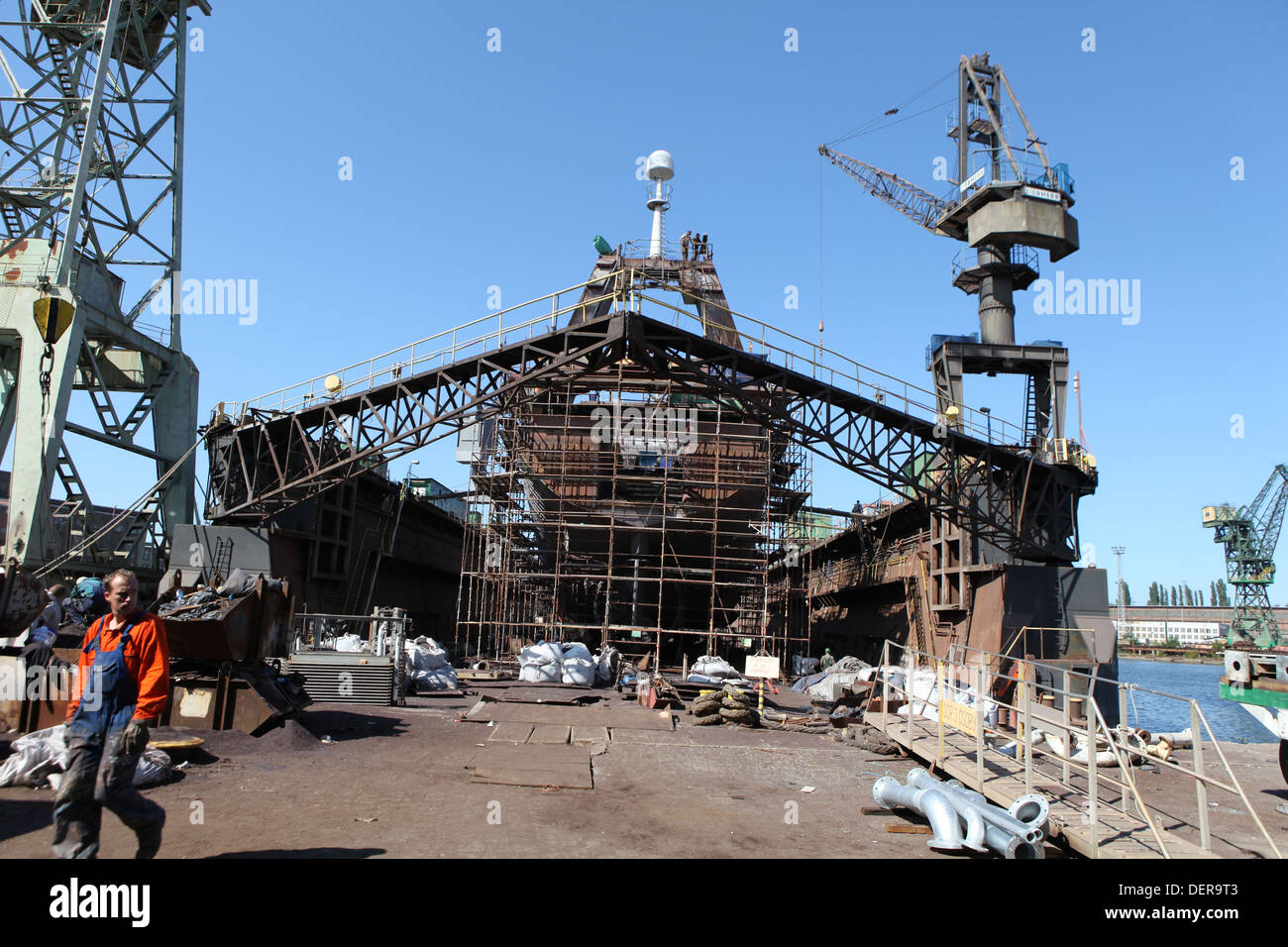 Gdansk Shipyard was a birthplace of the Solidarnosc movement: first non ...